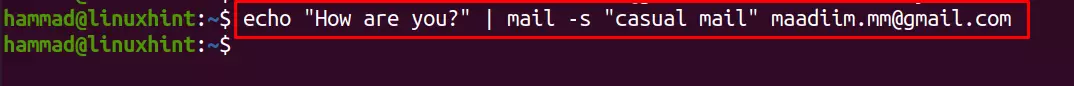 Cómo usar el comando de correo en Linux 9519_7