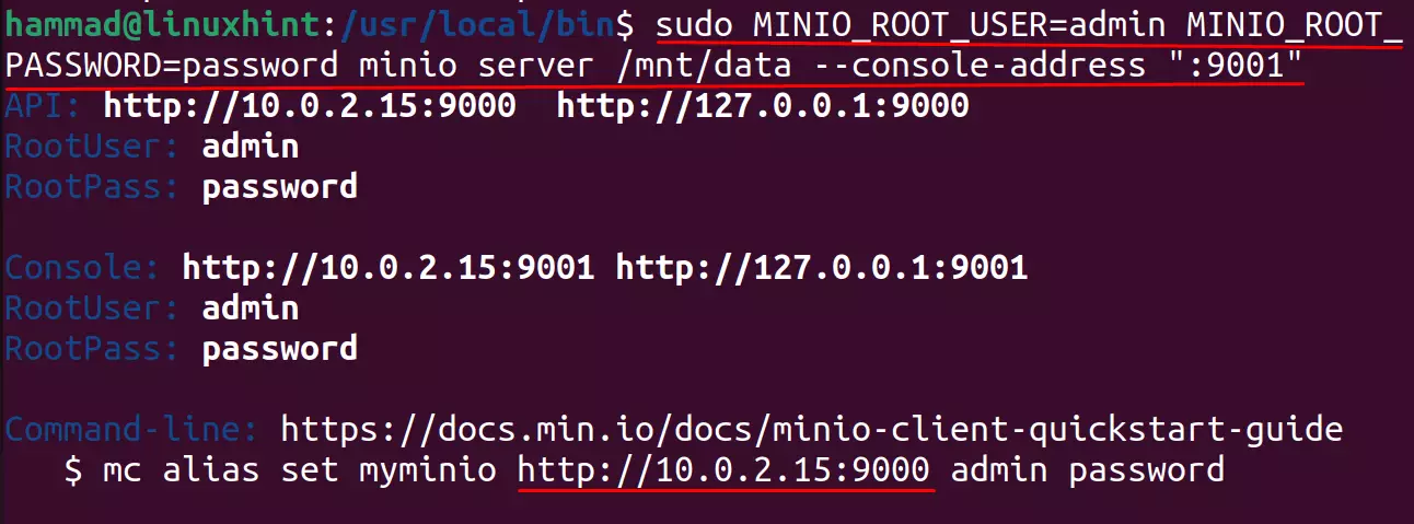 Полное руководство по установке сервера и клиента Minio в Ubuntu 22.04 951_6