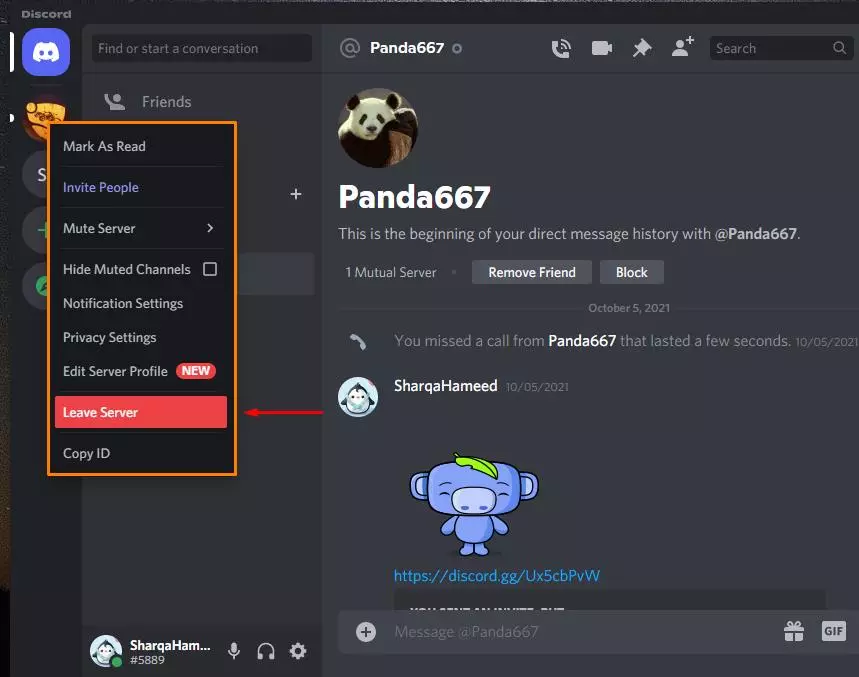 So verlassen Sie einen Discord-Server 9529_2