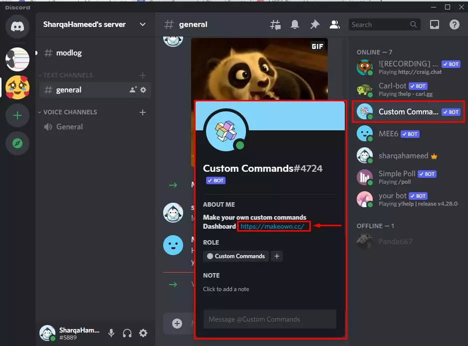 Как создавать собственные команды Discord 9534_23