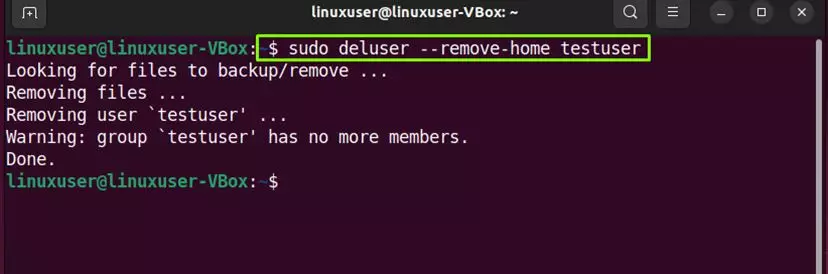 Ako pridať a odstrániť používateľov na Ubuntu 22.04 953_6