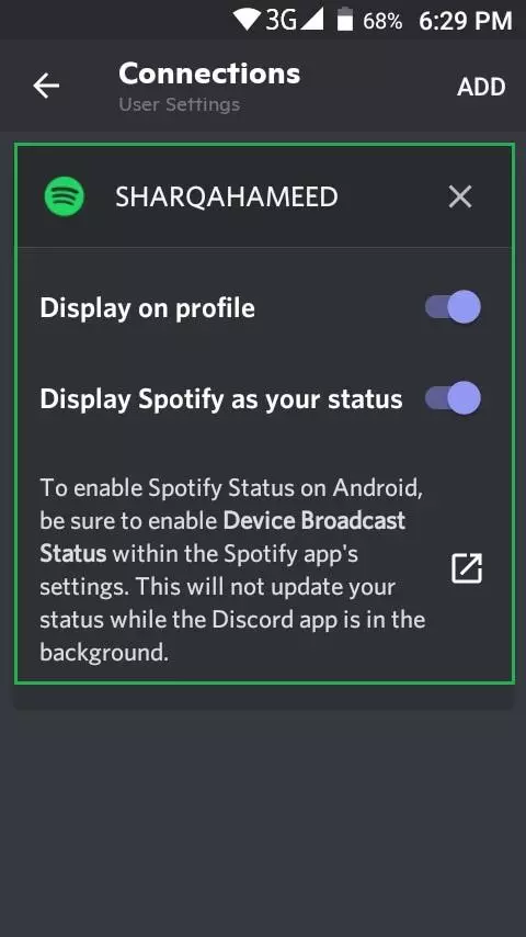 Kaip prijungti „Spotify“ prie „Discord“. 9549_17