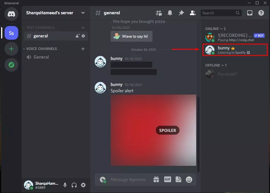 कसरी Spotify लाई Discord मा जडान गर्ने 9549_9