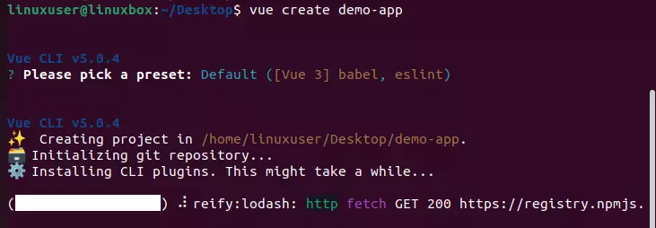 Встановлення Vue.js на Ubuntu 22.04 956_11