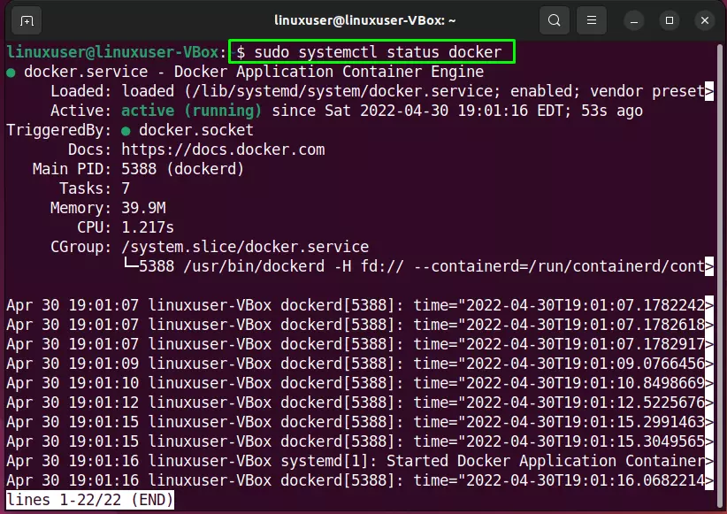 Чӣ тавр Docker Compose -ро дар Ubuntu 22.04 насб кардан мумкин аст 958_11