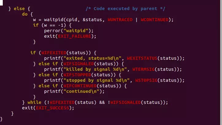 C دىكى Waitpid Syscall 9596_8