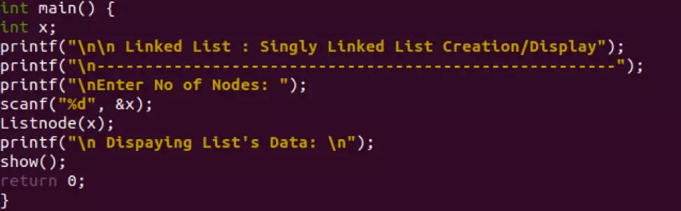 सी . में एक लिंक्ड सूची कैसे बनाएं 9599_4