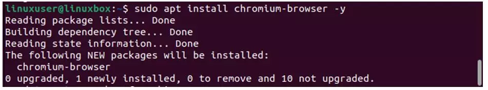 Yuav ua li cas rau nruab Chromium ntawm Ubuntu 22.04 960_2