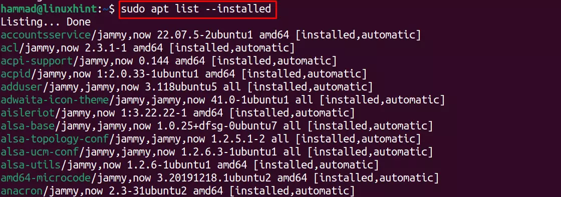 Jinsi ya kutumia Meneja wa Kifurushi cha APT katika Ubuntu 22.04 962_7