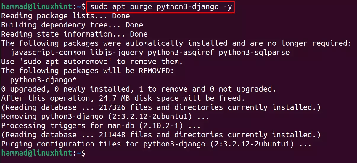 2 snadné způsoby instalace Django na Ubuntu 22.04 965_5