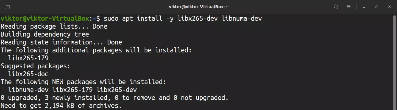 Enstale epi sèvi ak FFmpeg sou Ubuntu 20.04 9668_16