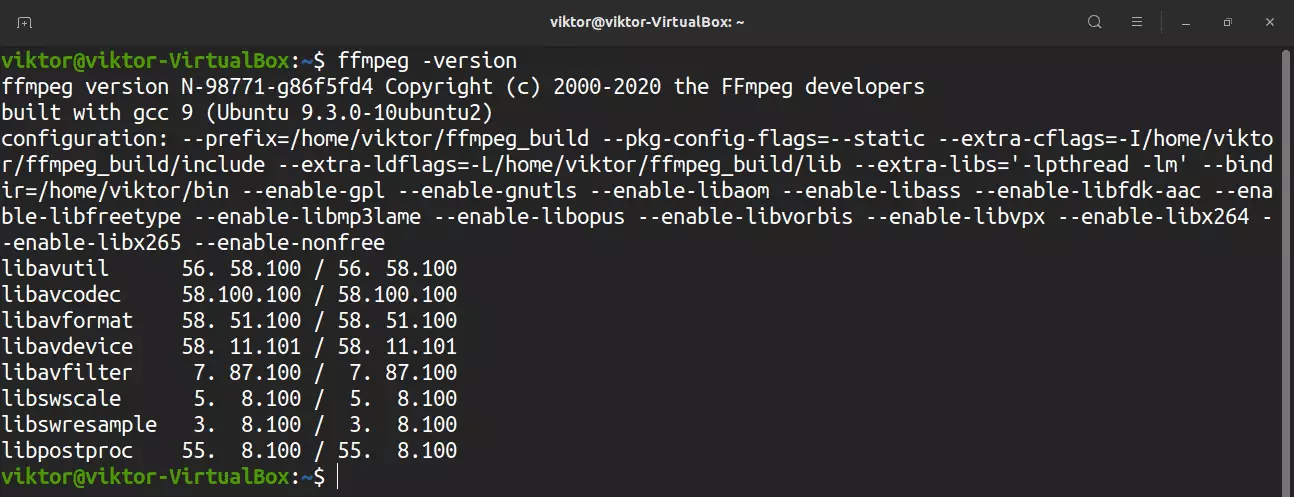 Instalirajte i koristite FFmpeg na Ubuntu 20.04 9668_29