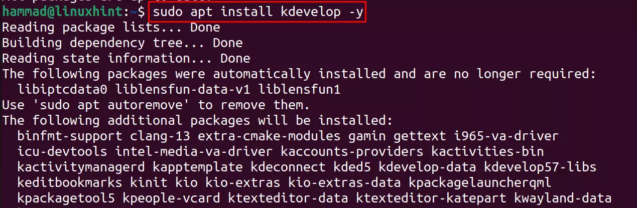 4 бързи метода за инсталиране на KDevelop в Ubuntu 22.04 966_1