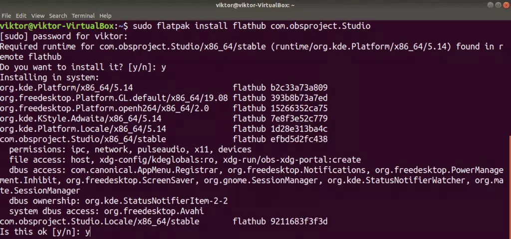 Cómo instalar OBS en Ubuntu 9672_10