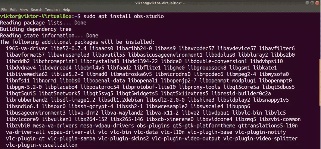 Cómo instalar OBS en Ubuntu 9672_2