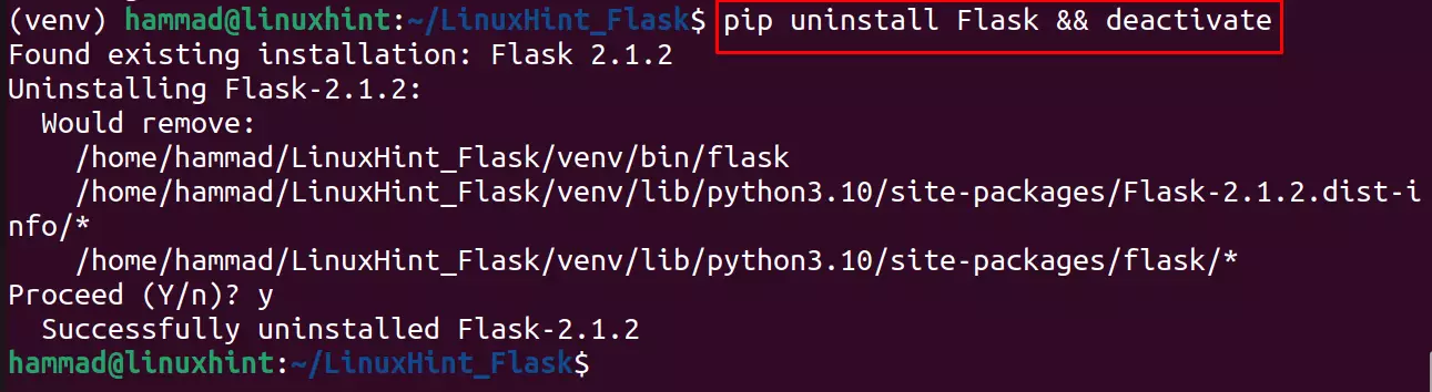 วิธีการติดตั้งและใช้งาน Flask บน Ubuntu 22.04 967_12