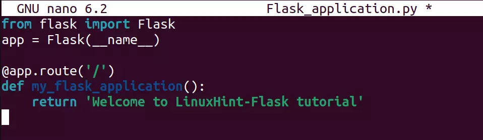 Ki jan yo enstale epi sèvi ak Flask sou Ubuntu 22.04 967_8