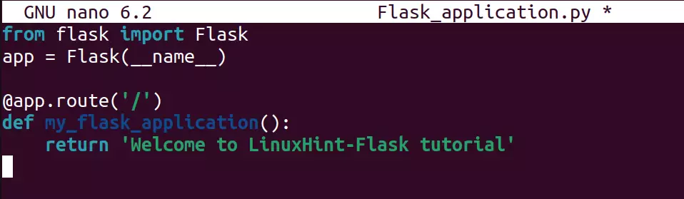 Ubuntu 22.04 တွင် Flask ထည့်သွင်းအသုံးပြုနည်း 967_8