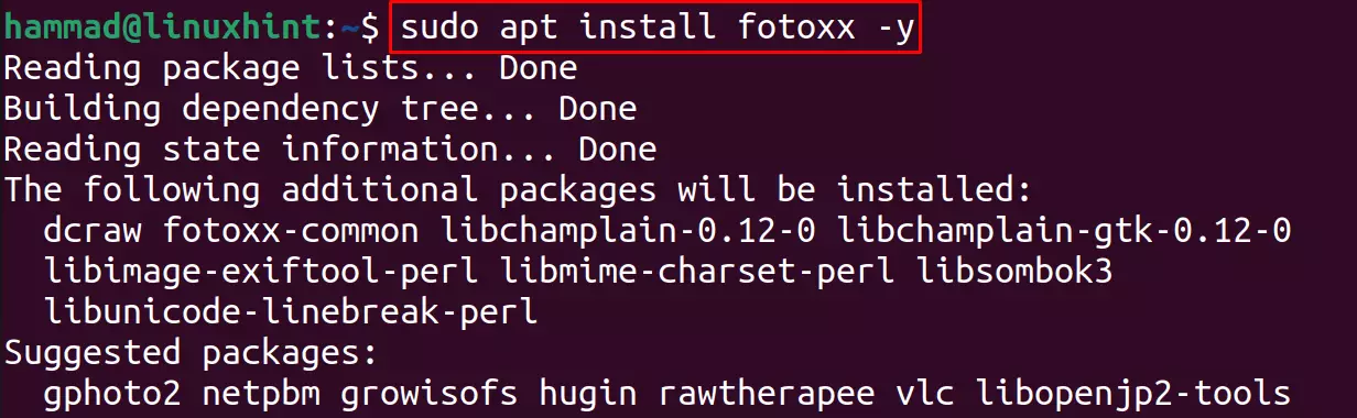 Cum se instalează Fotoxx pe Ubuntu 22.04 968_2
