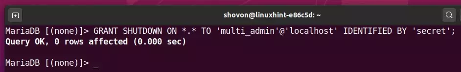 Ubuntu 20.04 LTS da bir nechta MariaDB misollarini ishga tushirish 9704_58