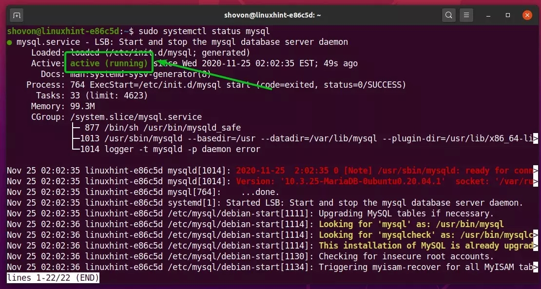 Ubuntu 20.04 LTS da bir nechta MariaDB misollarini ishga tushirish 9704_7