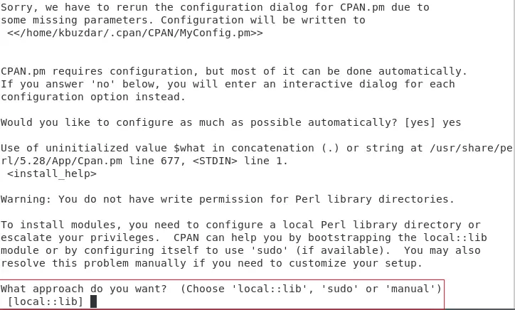 Hvernig á að setja upp Perl einingar á Debian Linux? 9709_11