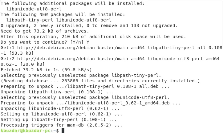 Hur man installerar Perl-moduler på Debian Linux? 9709_8