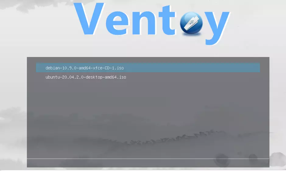 Skapa Multiboot USB Linux med Ventoy 9723_6