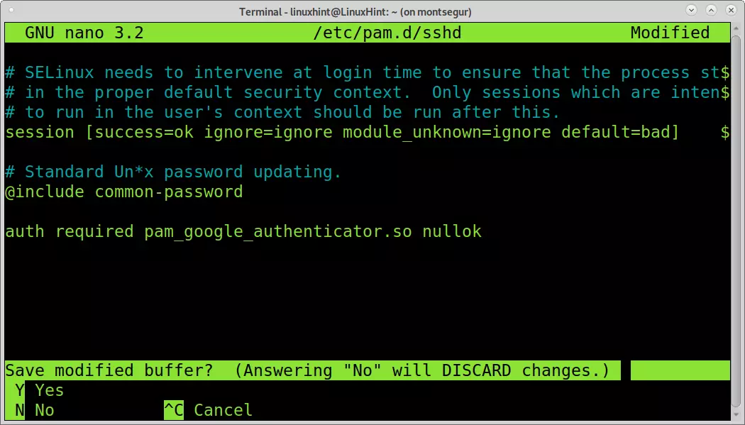 Pengesahan Dua Faktor Linux 973_5