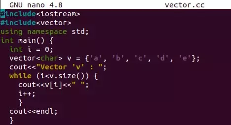 Как да отпечатате вектор в C++ 9783_6
