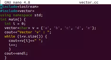 C++లో వెక్టర్ను ఎలా ప్రింట్ చేయాలి 9783_6