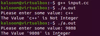 C++ Input သည် Int ရှိမရှိ စစ်ဆေးပါ။ 9784_7