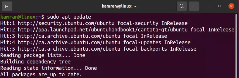 Ubuntu 20.04-də Cantata Musiqi Pleyeri necə quraşdırmaq olar 9812_18