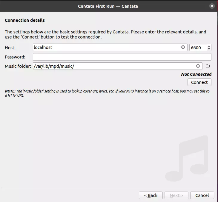 Cómo instalar el reproductor de música Cantata en Ubuntu 20.04 9812_8