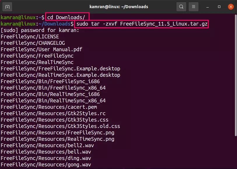 Усталюйце FreeFileSync 11.5 на Ubuntu 20.04– бясплатнае праграмнае забеспячэнне для сінхранізацыі файлаў 9817_3