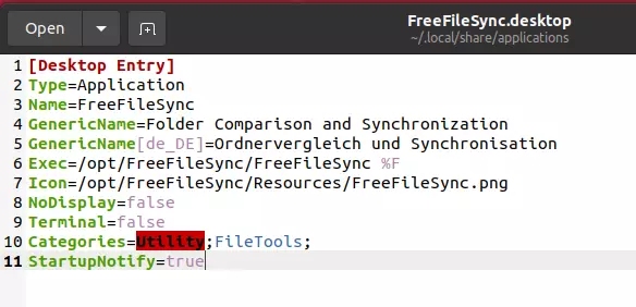Faka iFreeFileSync 11.5 ku-Ubuntu 20.04- Isoftware yasimahla yoQhagamshelwano lweFayile 9817_6