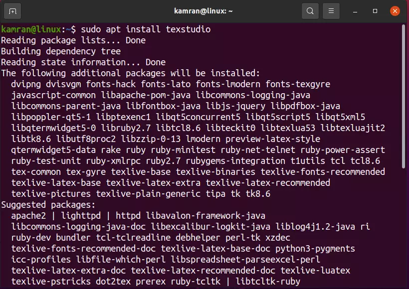 Cách cài đặt TeXstudio LaTeX Editor trong Linux 9820_4