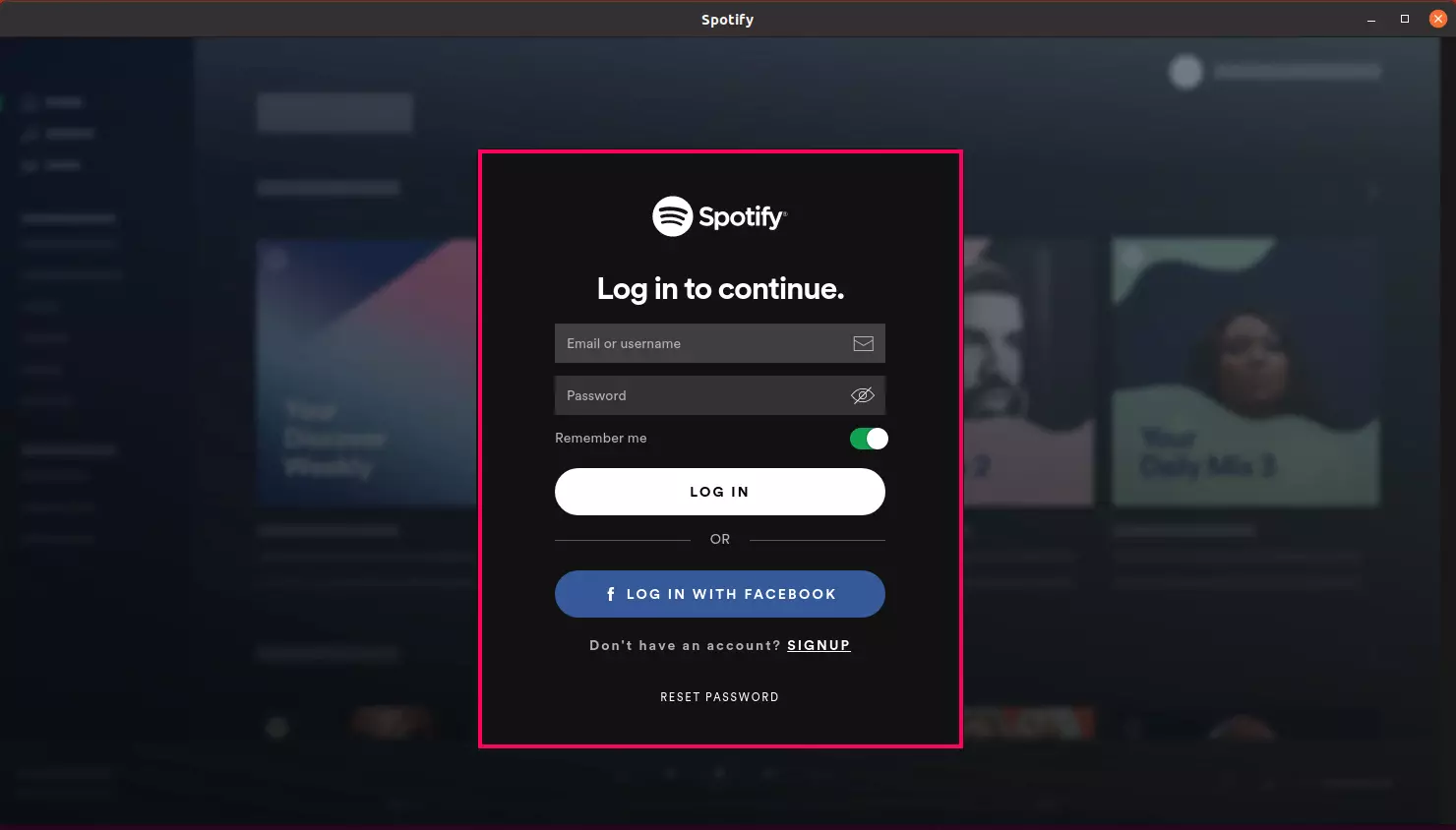 Kuinka asentaa Spotify Ubuntu 20.04:ään? 9831_6