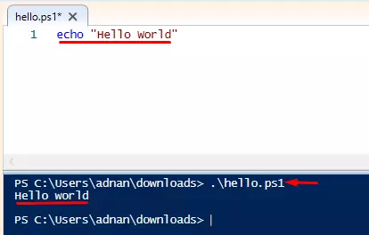 Mokhoa oa ho sebelisa Echo Command ho PowerShell 9853_8