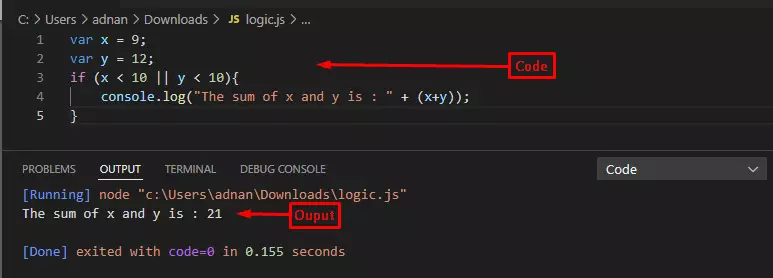 Cara menggunakan operator logik dalam JavaScript 9862_3