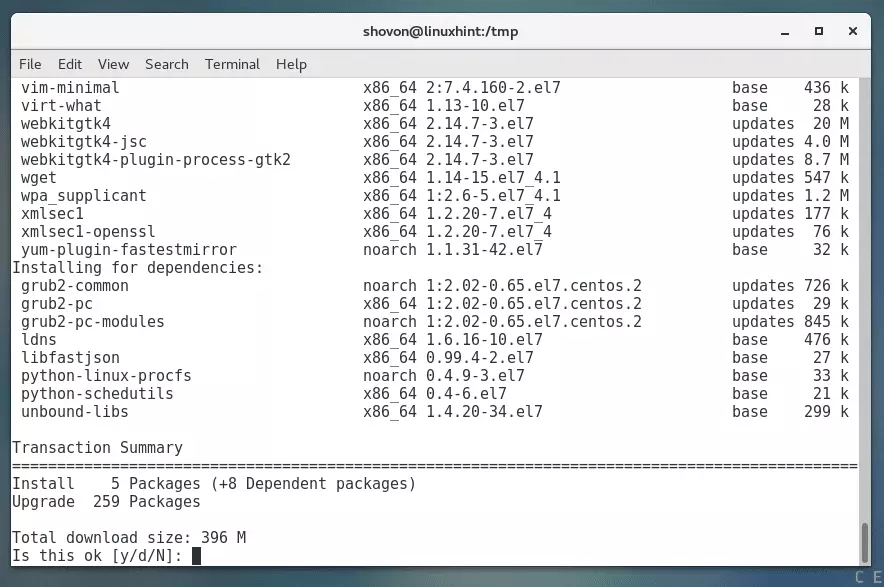 በCentOS7 ላይ Specter እና Meltdownን ፈልግ እና አስተካክል። 9886_8