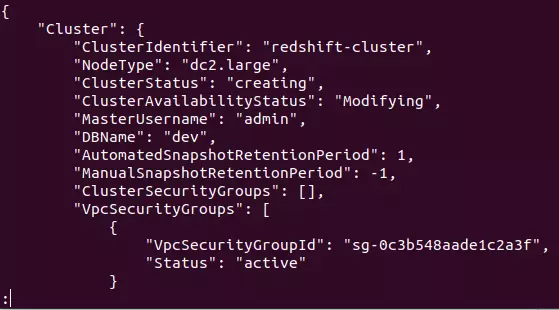 AWS මත Redshift Cluster එකක් සාදා ගන්නේ කෙසේද 988_18