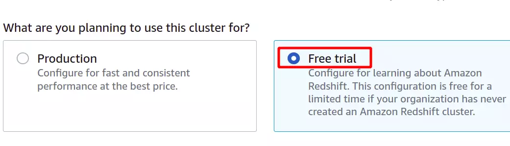 AWS මත Redshift Cluster එකක් සාදා ගන්නේ කෙසේද 988_4