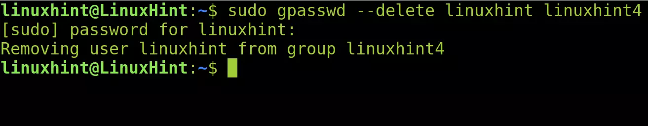Kako izbrisati grupe u Linuxu 98_13
