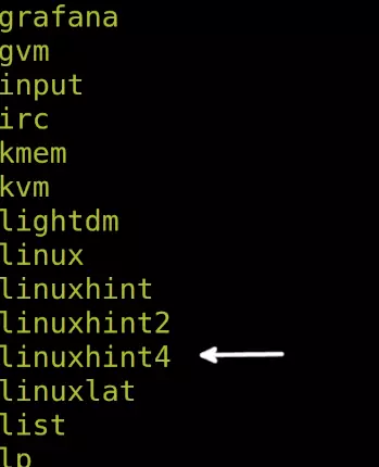 Ինչպես ջնջել խմբերը Linux-ում 98_7