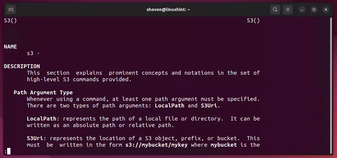 Mametraka AWS Command Line Interface (CLI) amin'ny Ubuntu 22.04 LTS 990_22