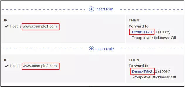 Maitiro ekugadzirisa application Load Balancer yeIntelligent Routing 991_12