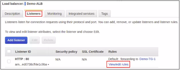 Wéi konfiguréieren d'Applikatioun Load Balancer fir intelligent Routing 991_6