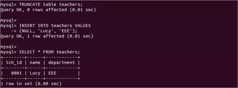 Kako koristiti MySQL auto-inkrement 9951_7