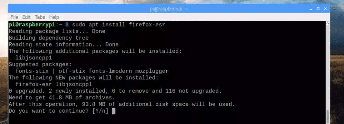 Pasang Firefox dina Raspberry Pi 9967_4